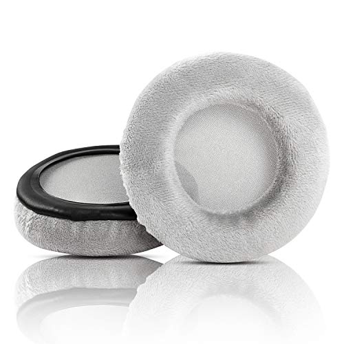 Velvet Ear Pads Cushions Covers Replacement Earpads Foam Pillow Compatible with Beyerdynamic DT 990 Pro DT 770 Pro DT990 DT770 Pro Headset Headphone (Grey)