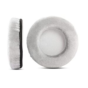 Velvet Ear Pads Cushions Covers Replacement Earpads Foam Pillow Compatible with Beyerdynamic DT 990 Pro DT 770 Pro DT990 DT770 Pro Headset Headphone (Grey)