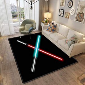 Stop Wars Area Rugs Non-Slip Floor Mat Doormats Home Runner Rug Carpet for Bedroom Indoor Outdoor Kids Play Mat Nursery Throw Rugs Yoga Mat