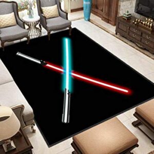 Stop Wars Area Rugs Non-Slip Floor Mat Doormats Home Runner Rug Carpet for Bedroom Indoor Outdoor Kids Play Mat Nursery Throw Rugs Yoga Mat