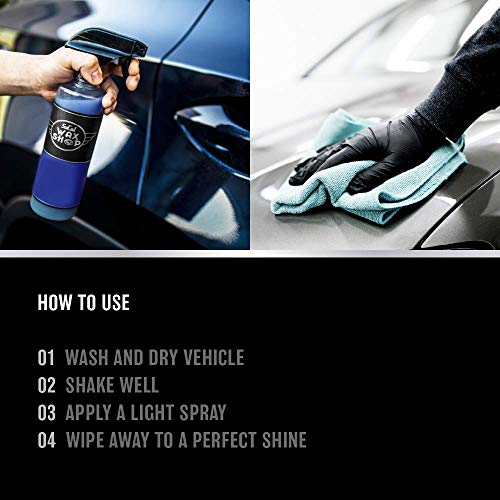 SoCal Wax Shop Liquid Carnauba Wax - Protective Coating Glossy Finish Car Wax and Spot Free Waxing Polish with UV Protection - Car Detailing Products, Cleaning Supplies and Auto Care Accessories…