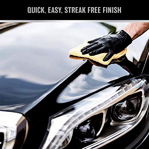 SoCal Wax Shop Liquid Carnauba Wax - Protective Coating Glossy Finish Car Wax and Spot Free Waxing Polish with UV Protection - Car Detailing Products, Cleaning Supplies and Auto Care Accessories…