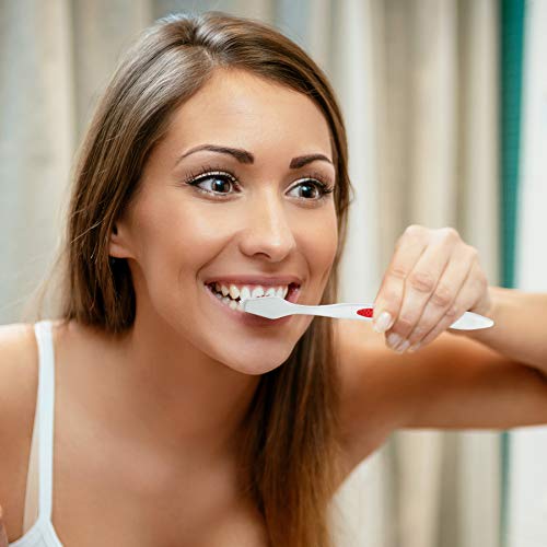 Variety Savings 50 Toothbrushes Bulk Wholesale Quantity Standard Size, Dental Care Toiletries, Medium Soft Bristles, Individually Wrapped, Homeless Care, Disposable Use, Hotels, Travel,