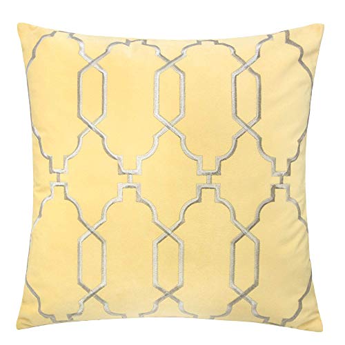 Homey COZY 81057-Katherine Accent Pillow, Single, Yellow