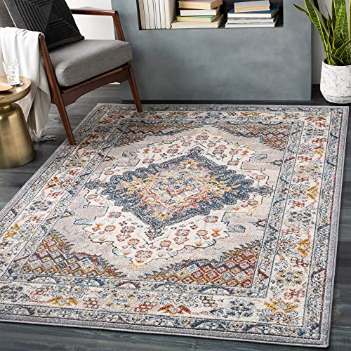 Artistic Weavers Anja Oriental Medallion Area Rug,2' x 3',Grey