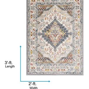 Artistic Weavers Anja Oriental Medallion Area Rug,2' x 3',Grey