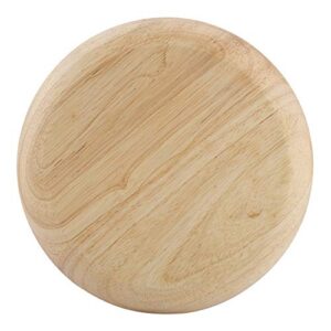 Wooden Serving Tray, Elegant Round Wood Tea Tray Sushi Snacks Fruits Serving Plate Dish for Home Restaurant tray basket Wooden Tea Tray(Diameter12.5cm)