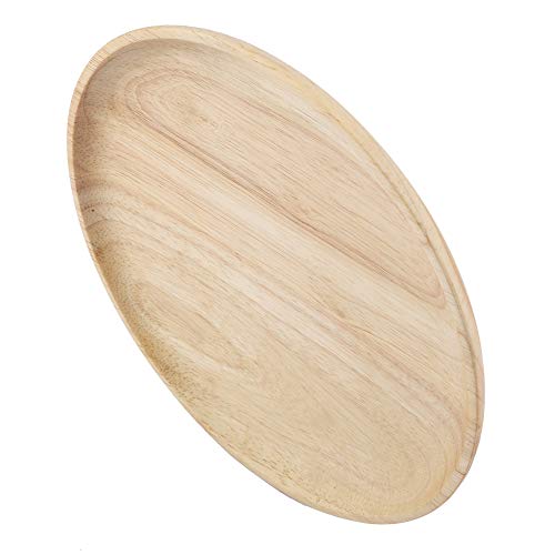 Wooden Serving Tray, Elegant Round Wood Tea Tray Sushi Snacks Fruits Serving Plate Dish for Home Restaurant tray basket Wooden Tea Tray(Diameter12.5cm)