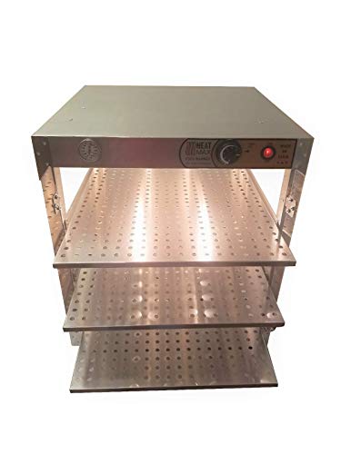 HeatMax 202024 Fund Raising Pizza Warmer, Food Warmer Display, Pizza Sign, Fits 18" Pizza!- Made in USA with Service and Support