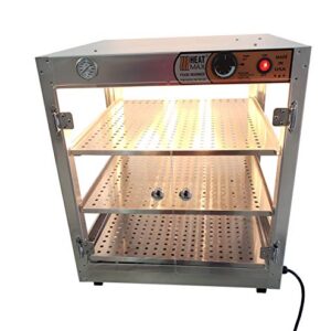 HeatMax 202024 Fund Raising Pizza Warmer, Food Warmer Display, Pizza Sign, Fits 18" Pizza!- Made in USA with Service and Support