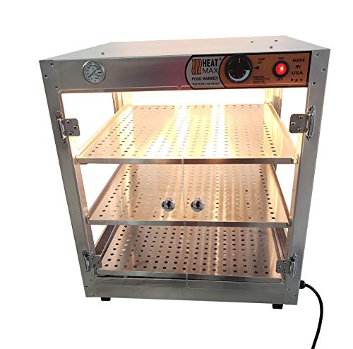 HeatMax 202024 Fund Raising Pizza Warmer, Food Warmer Display, Pizza Sign, Fits 18" Pizza!- Made in USA with Service and Support