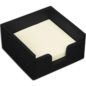 fernaco sticky note holder - made from durable and silicone - universal 3x3 holder - black