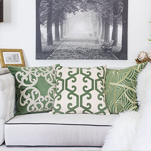 Homey COZY 71159-Carly Accent Pillow, Single, Green