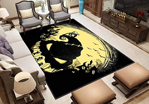 Jack's Nightmare Area Rugs Non-Slip Floor Mat Doormats Home Runner Rug Carpet for Bedroom Indoor Outdoor Kids Play Mat Nursery Throw Rugs Yoga Mat