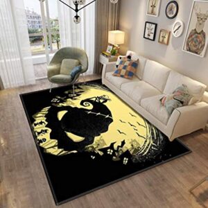 Jack's Nightmare Area Rugs Non-Slip Floor Mat Doormats Home Runner Rug Carpet for Bedroom Indoor Outdoor Kids Play Mat Nursery Throw Rugs Yoga Mat