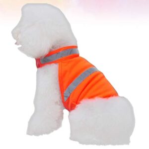 POPETPOP Dog Reflective Safety Vest High Visibility Breathable Dog Summer Clothes for Walking Running Hiking, for Small Dogs