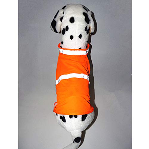 POPETPOP Dog Reflective Safety Vest High Visibility Breathable Dog Summer Clothes for Walking Running Hiking, for Small Dogs