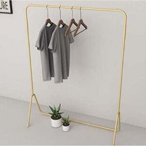 Iron Simple Garment Hanging Display,Floor-Standing Garment Rail,Antirust Fashion/Golden / 150cm