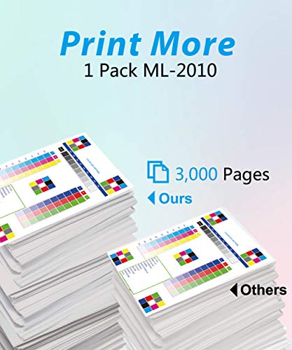 MM MUCH & MORE Compatible Toner Cartridge Replacement for Samsung 2010D3 ML-2010D3 2010 High Yield to use for ML-2010 ML-2010R ML-2510 ML-2570 ML-1610 ML-2571N SCX-4521F 4321 Printers (1-Pack)