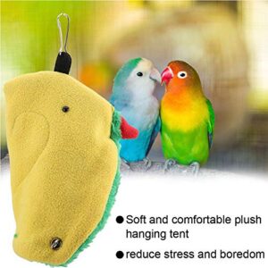 Bird Hammock, Snuggle Cave Happy Hut Bird Hideaway warm Bird Happy Tent Canary Cage Stand Perch Toy for all kinds of birds