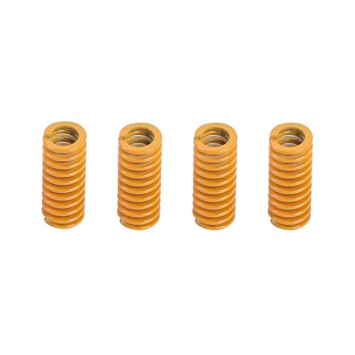 Comgrow Creality 4Pcs Metal Leveling Nuts and Springs Upgraded Set for Ender 3/3 Pro/3 V2/Ender 3 Neo/Ender 3 V2 Neo/Ender 3 S1/Ender 3 S1 Pro Ender 5 Plus/CR 10 Series 3D Printer Bed Staying Level