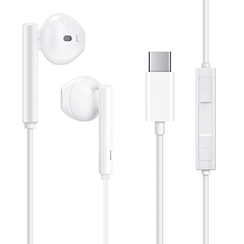 APETOO USB C Headphones for iPad 10 Pro Samsung S20 FE S22 Ultra S21 FE S20 Ultra,USB Type C Earphones Wired Earbuds with Mic Stereo Bass for Pixel 7 6 Pro 6a 5 4 3XL Galaxy Z Flip4 Fold4 OnePlus 10T