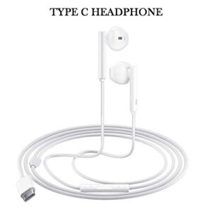 APETOO USB C Headphones for iPad 10 Pro Samsung S20 FE S22 Ultra S21 FE S20 Ultra,USB Type C Earphones Wired Earbuds with Mic Stereo Bass for Pixel 7 6 Pro 6a 5 4 3XL Galaxy Z Flip4 Fold4 OnePlus 10T