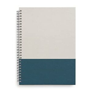 TRU RED 24383525 Medium Hard Cover Ruled Notebook, Gray/Teal