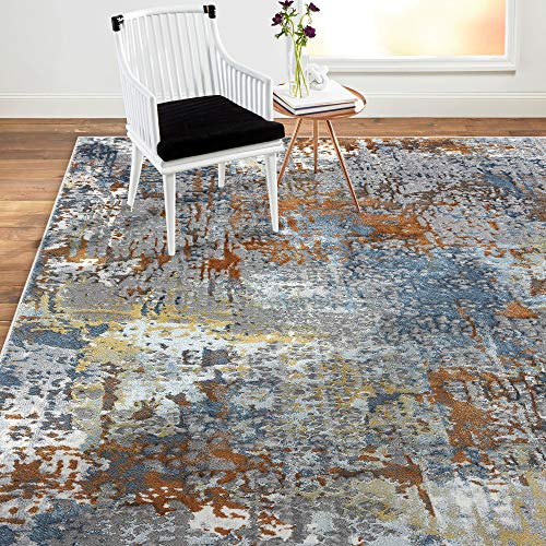 Home Dynamix Skyler Maurice Area Rug, 7'8"x10'1" Rectangle, Rust, Multi