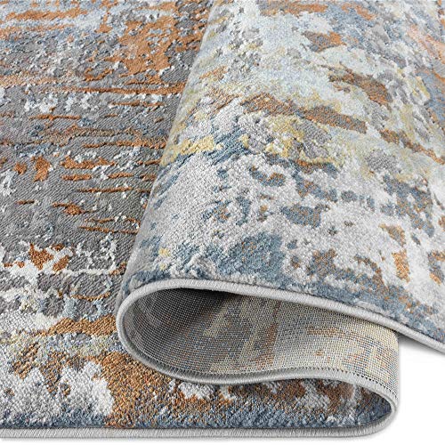 Home Dynamix Skyler Maurice Area Rug, 7'8"x10'1" Rectangle, Rust, Multi