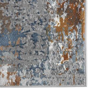 Home Dynamix Skyler Maurice Area Rug, 7'8"x10'1" Rectangle, Rust, Multi