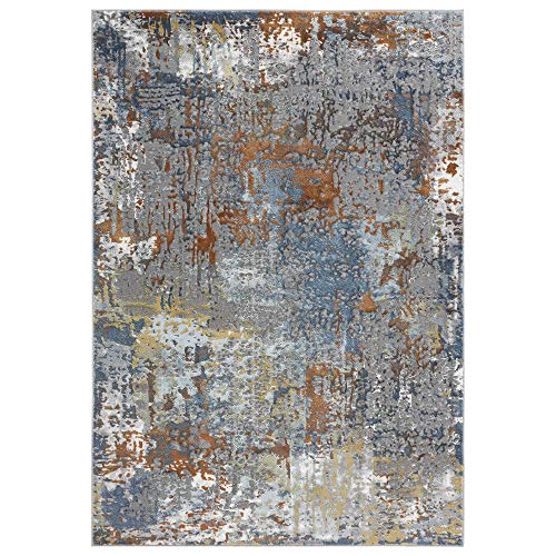 Home Dynamix Skyler Maurice Area Rug, 7'8"x10'1" Rectangle, Rust, Multi