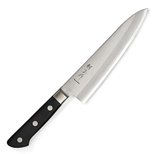 Syosaku Japanese Chef Knife Molybdenum Vanadium Stainless Steel with Bolster, Gyuto 7-inch (180mm) Dishwasher Safe