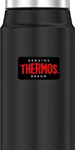 Thermos Stainless Steel Vacuum Insulated Double Wall Bottle Black 16 Ounce