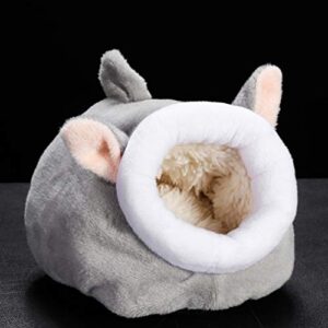 POPETPOP Hamster Snuggle Sack - Rat Hamster House Bed Winter Warm Fleece Small Pet Chinchilla Bed House Cage Nest Hamster Accessories