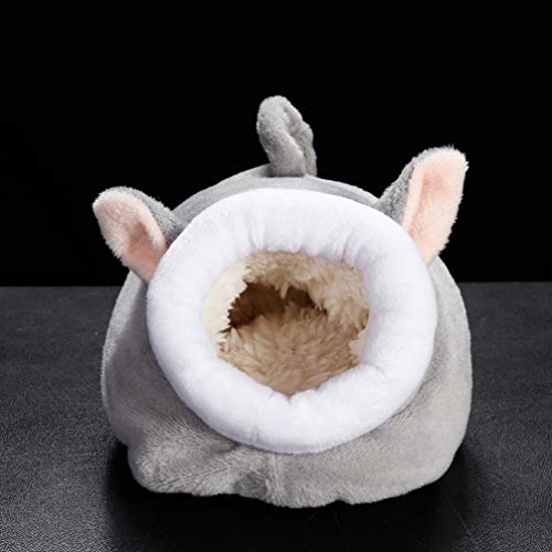 POPETPOP Hamster Snuggle Sack - Rat Hamster House Bed Winter Warm Fleece Small Pet Chinchilla Bed House Cage Nest Hamster Accessories