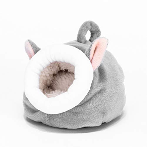 POPETPOP Hamster Snuggle Sack - Rat Hamster House Bed Winter Warm Fleece Small Pet Chinchilla Bed House Cage Nest Hamster Accessories