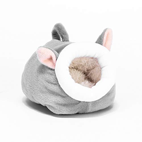 POPETPOP Hamster Snuggle Sack - Rat Hamster House Bed Winter Warm Fleece Small Pet Chinchilla Bed House Cage Nest Hamster Accessories