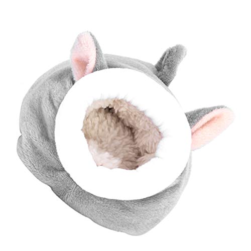 POPETPOP Hamster Snuggle Sack - Rat Hamster House Bed Winter Warm Fleece Small Pet Chinchilla Bed House Cage Nest Hamster Accessories