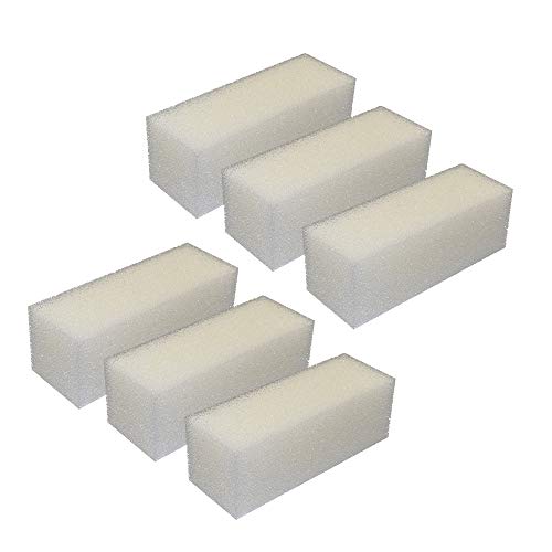 Qzbhct Replacement Foam Insert Foam Filter Pads fit for Aqua Clear 110/500 AquaClear 20 PPI (6 Pack)