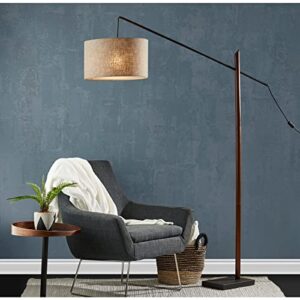 Adesso Ethan Arc Home Office Lamp, Black