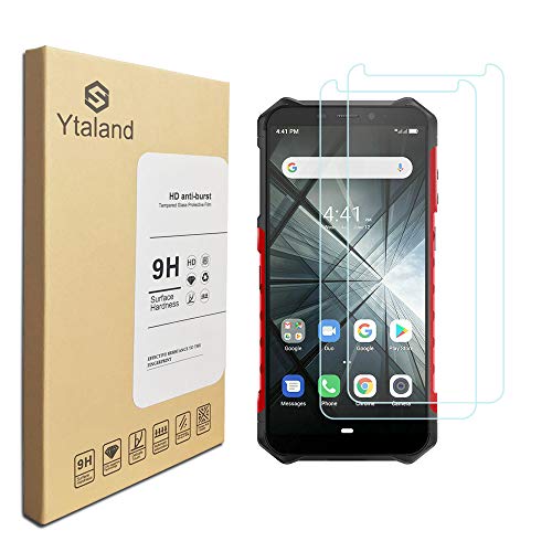 [2 Pack] Ytaland for Ulefone Armor X5 Screen Protector, [ Anti-Fingerprints ] [Bubble-Free] [9H Hardness] Tempered Glass film Screen Protector for Ulefone Armor X5