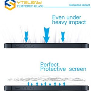 [2 Pack] Ytaland for Ulefone Armor X5 Screen Protector, [ Anti-Fingerprints ] [Bubble-Free] [9H Hardness] Tempered Glass film Screen Protector for Ulefone Armor X5