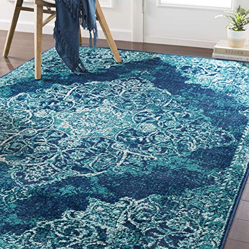 Artistic Weavers Zephyrus Area Rug 7'10" x 11'2", Teal/Blue