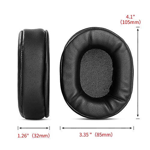 Ear Pads Cushions Cups Covers Foam Replacement Earpads Pillow Compatible with Plantronics Rig 800HS Official Wireless Gaming Headset PS4