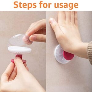 Shower Suction Cup Hooks Heavy Duty Suction Shower Hanger Removable Small Suction Cups with Hooks Towel Wreath Hanger Loofah Hook for Bathroom, Shower Wall, Glass Door, Window - 6 Packs Christmas