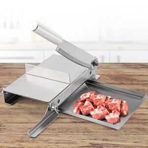 cgoldenwall manual meat slicer meat bone cutter machine chinese medicine jerky slicer rib chicken fish frozen meat vegetables deli food slicing machine home cooking use