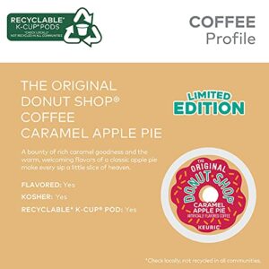 The Original Donut Shop Coffee, Keurig K-Cup Pod, Light Roast, Caramel Apple Pie, 12 Count