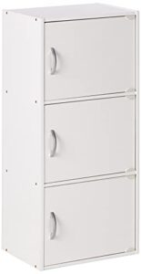 hodedah import bookcase, white