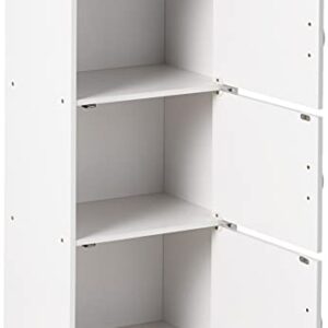 HODEDAH IMPORT Bookcase, White